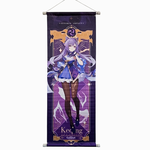 Genshin Impact | Wall Decor | Genshin Impact Keqing Scroll | Poshmark